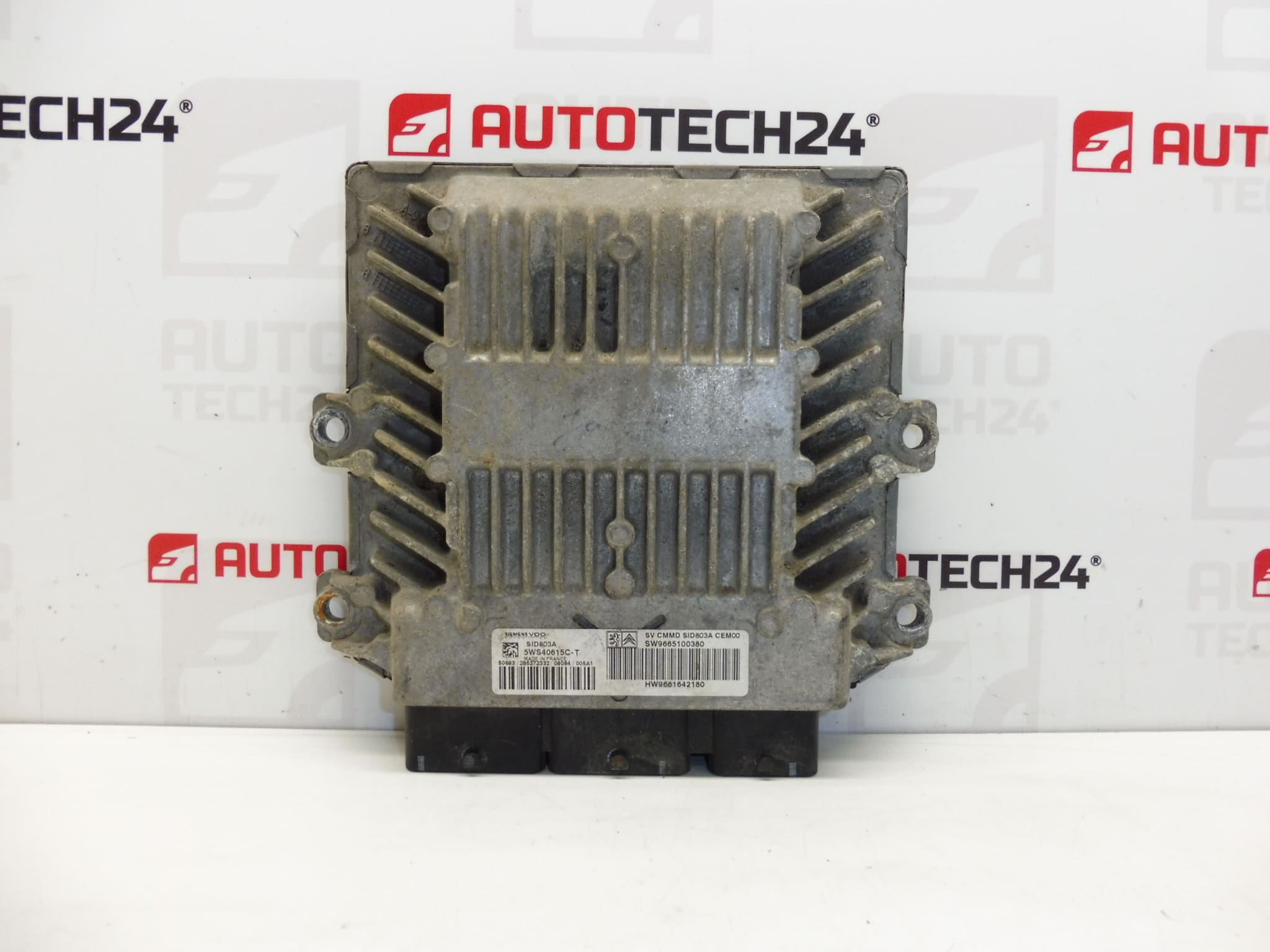 ECU (Motorsteuergerät) Siemens VDO SID803A 5WS40615C-T 9661642180 ...
